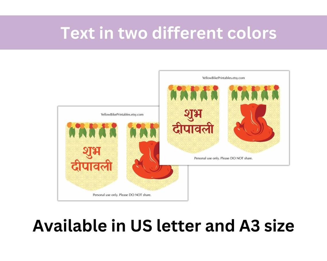 Diwali Bunting Happy Diwali Banner Printable Diwali - Etsy