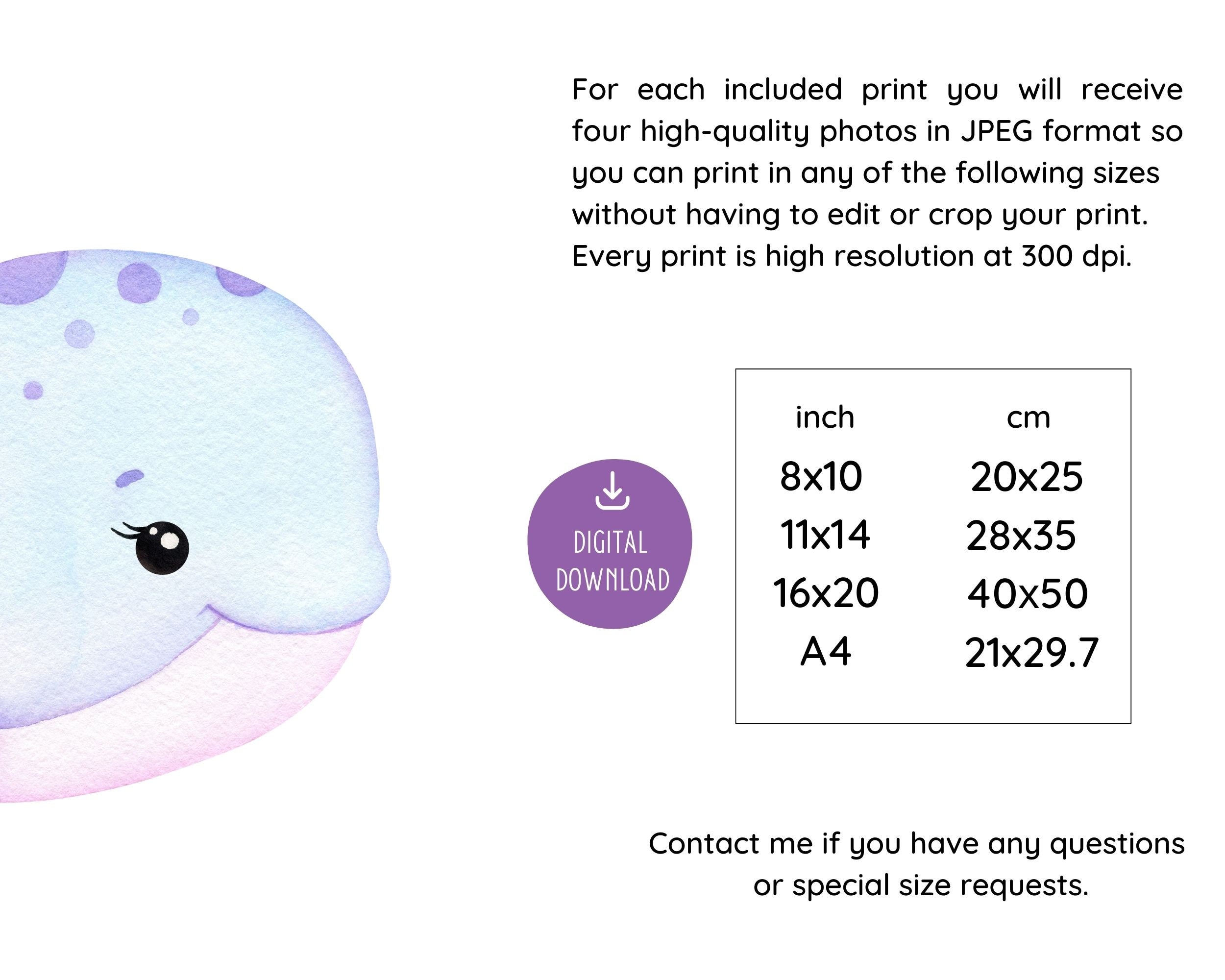 Under the Sea Prints, Cute Ocean Animals, Nautical Undersea Posters ...