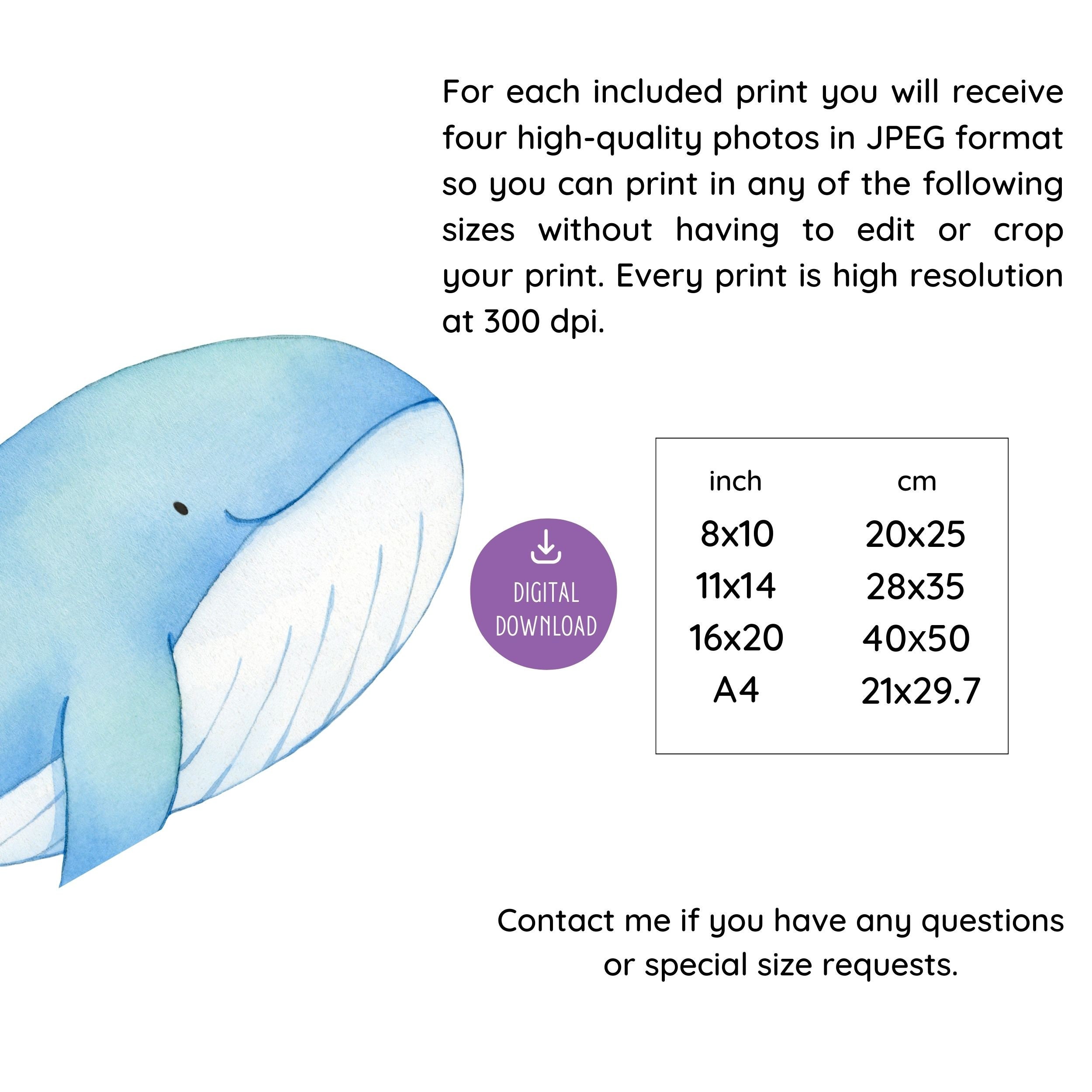 English Alphabet and Number Posters, Colorful Educational Charts, Ocean ...