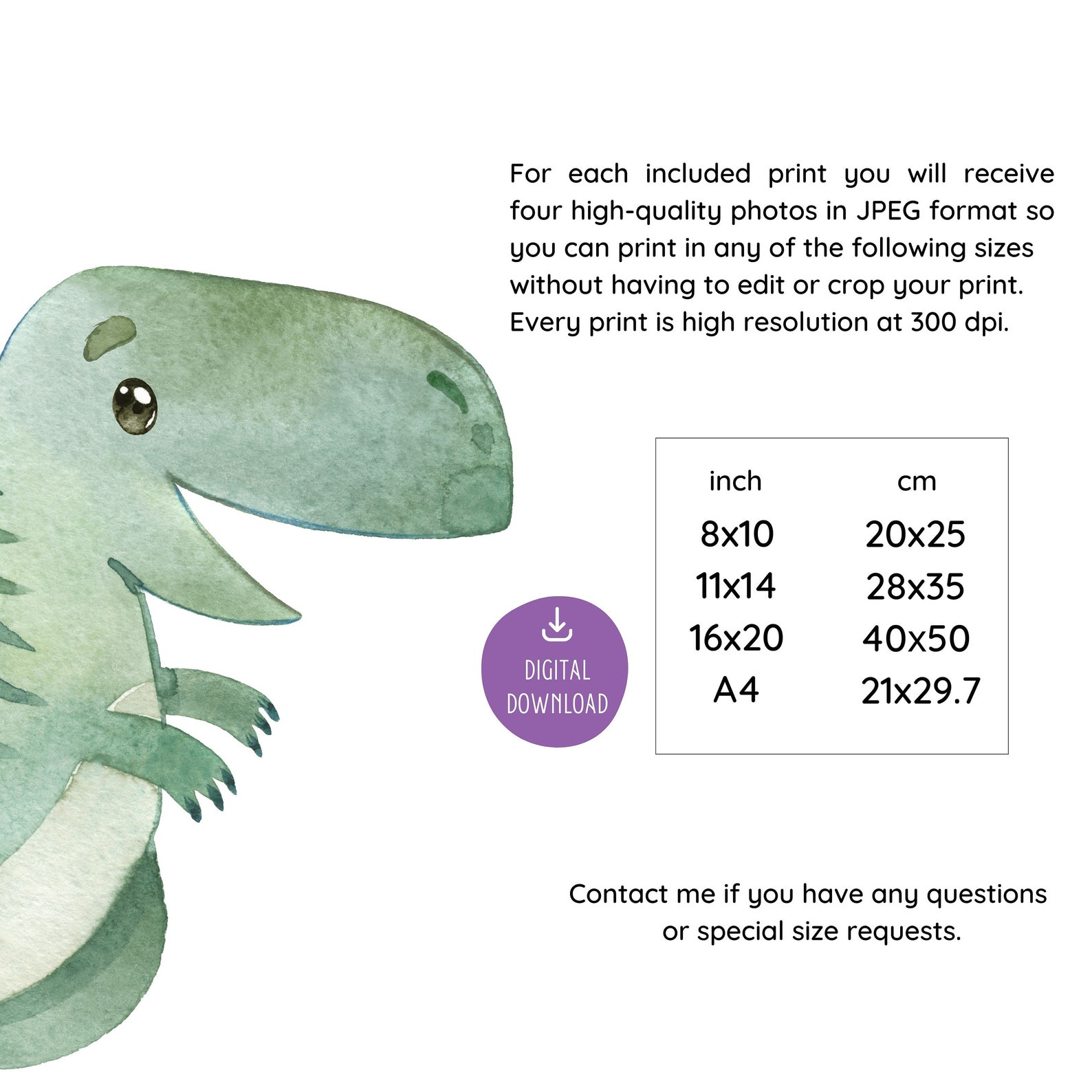 Set of 6 Dinosaur Prints, Dino Prints, Dinosaur Posters, Neutral ...