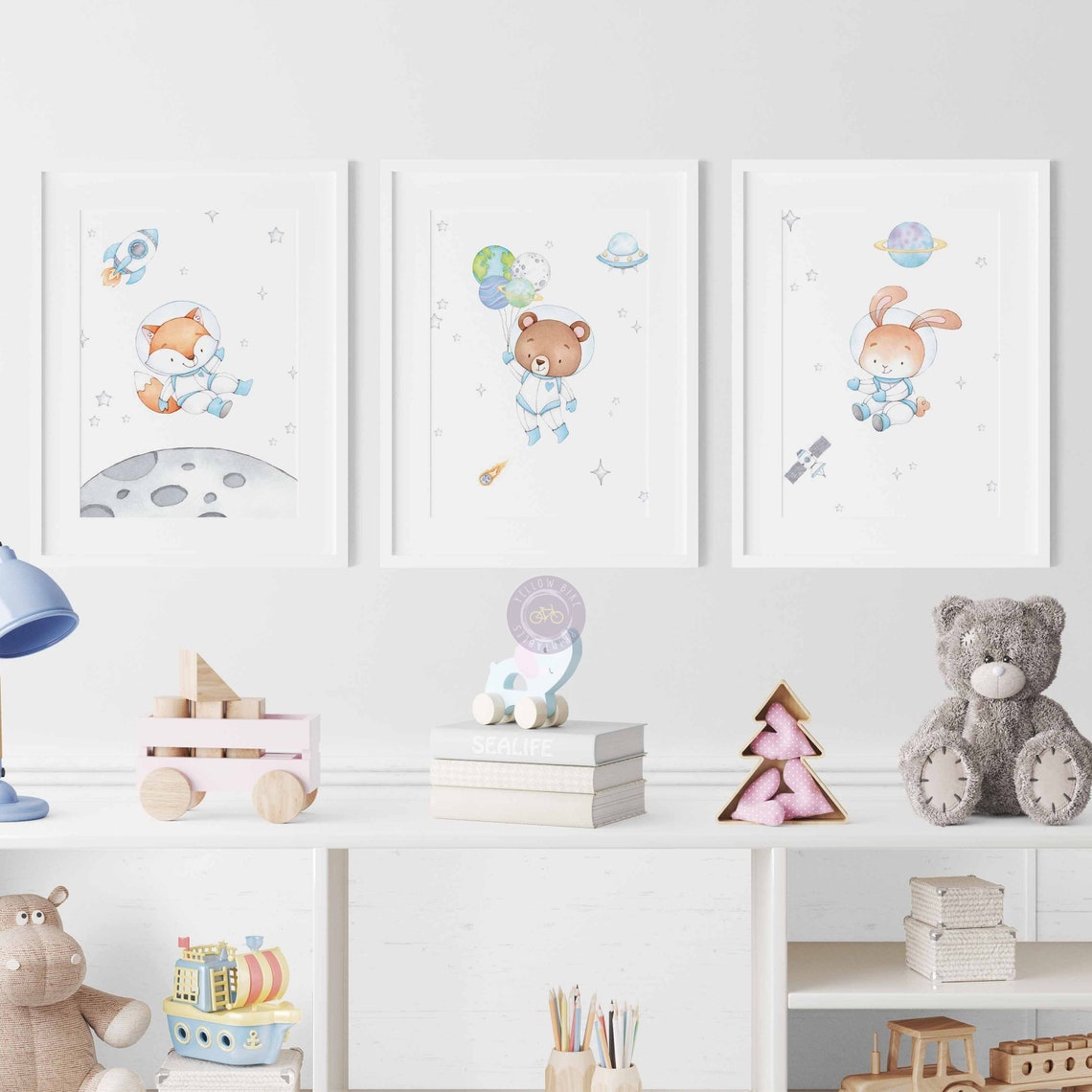Space Nursery Prints Boy Room Printable Wall Art Space - Etsy