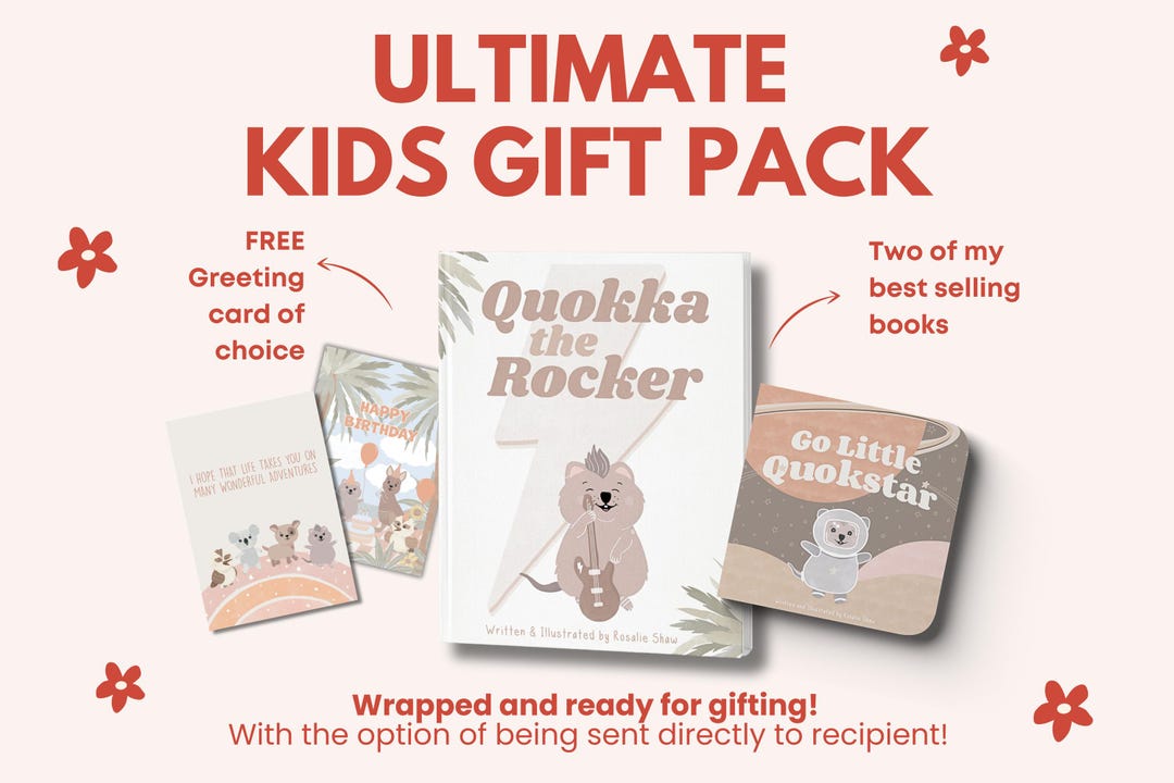 Children's Book Gift Pack Bundle With FREE Gift Wrap & Greeting Card of ...