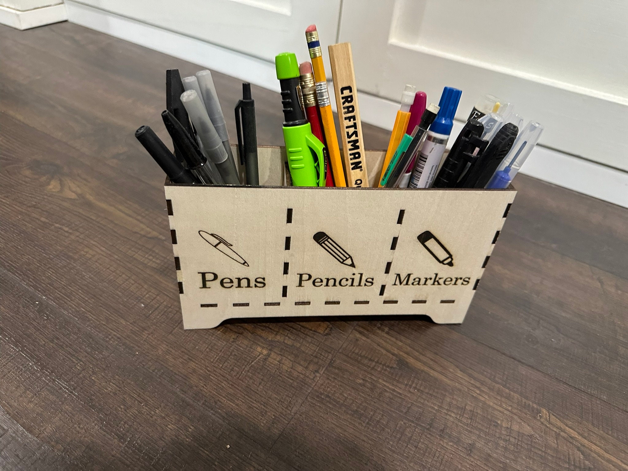 Awesome Pen-pencil-marker Holder Laser Cutting File for 3mm Thick ...