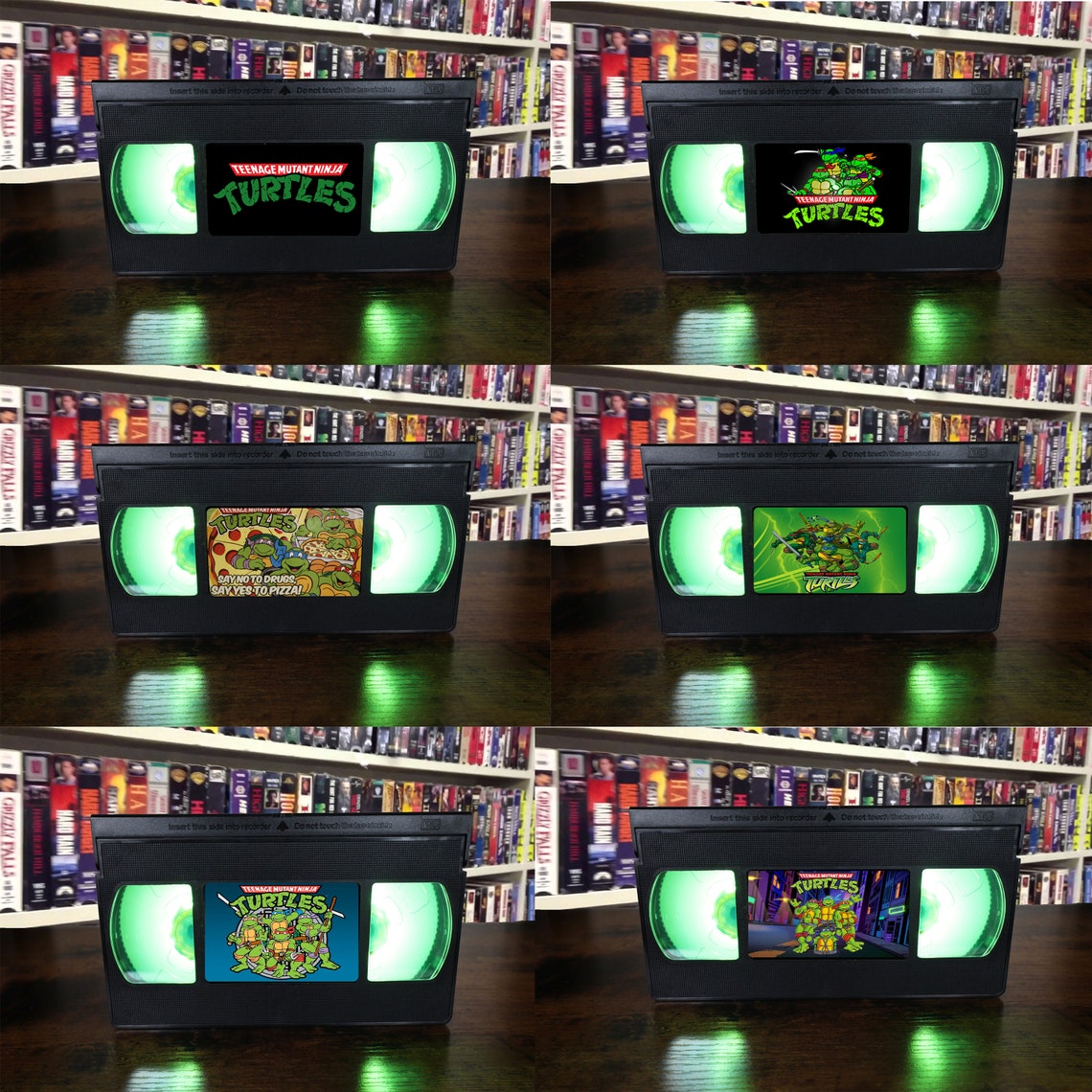 Teenage Mutant Ninja Turtles VHS Lamp Gift Box Bundle TMNT - Etsy UK