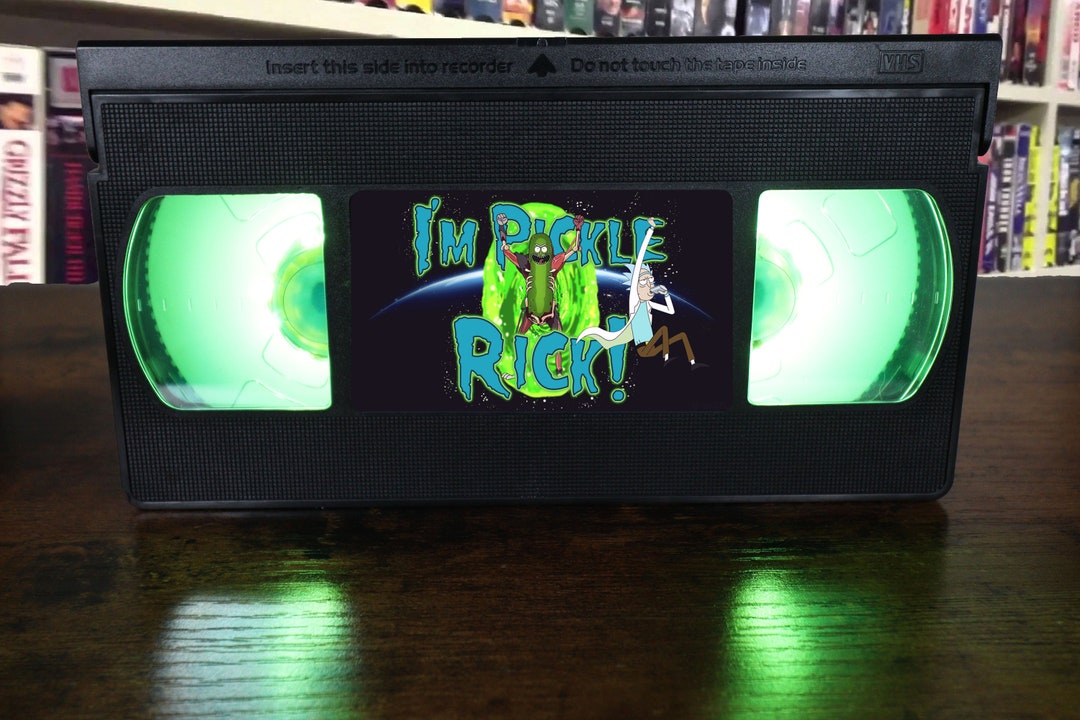 Pickle Rick rick and Morty VHS Lamp Remote - Etsy Australia
