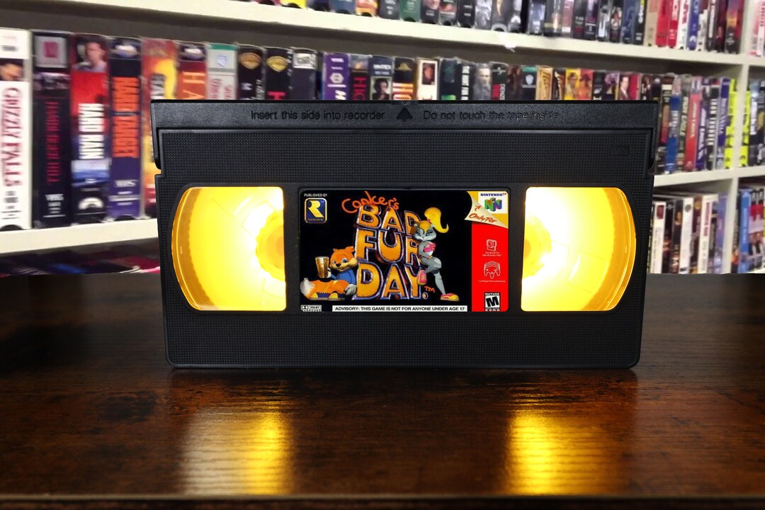 Conker's Bad Fur Day N64 VHS Lamp Remote - Etsy