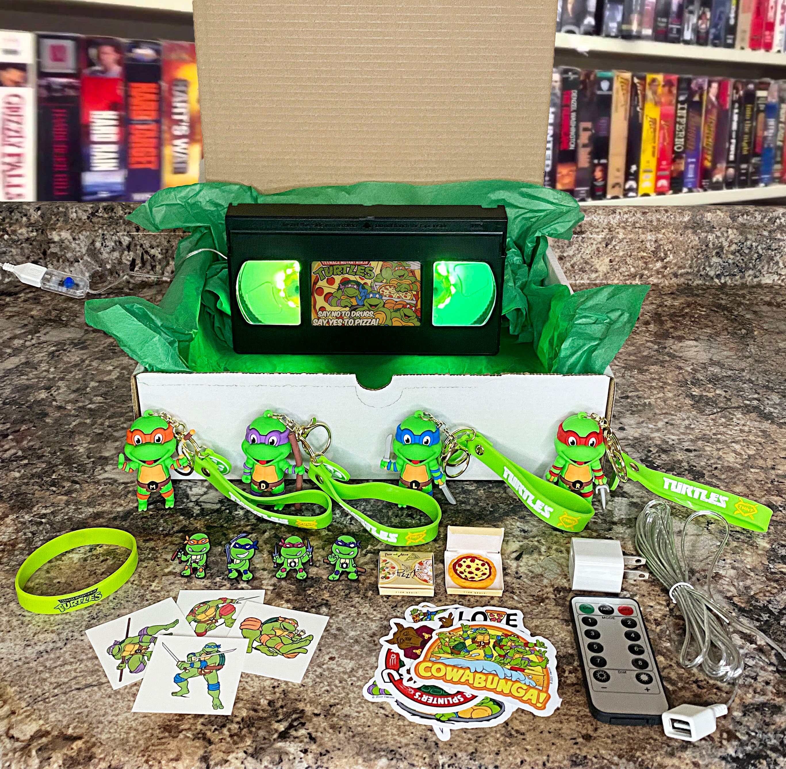 Teenage Mutant Ninja Turtles VHS Lamp Gift Box Bundle TMNT - Etsy UK