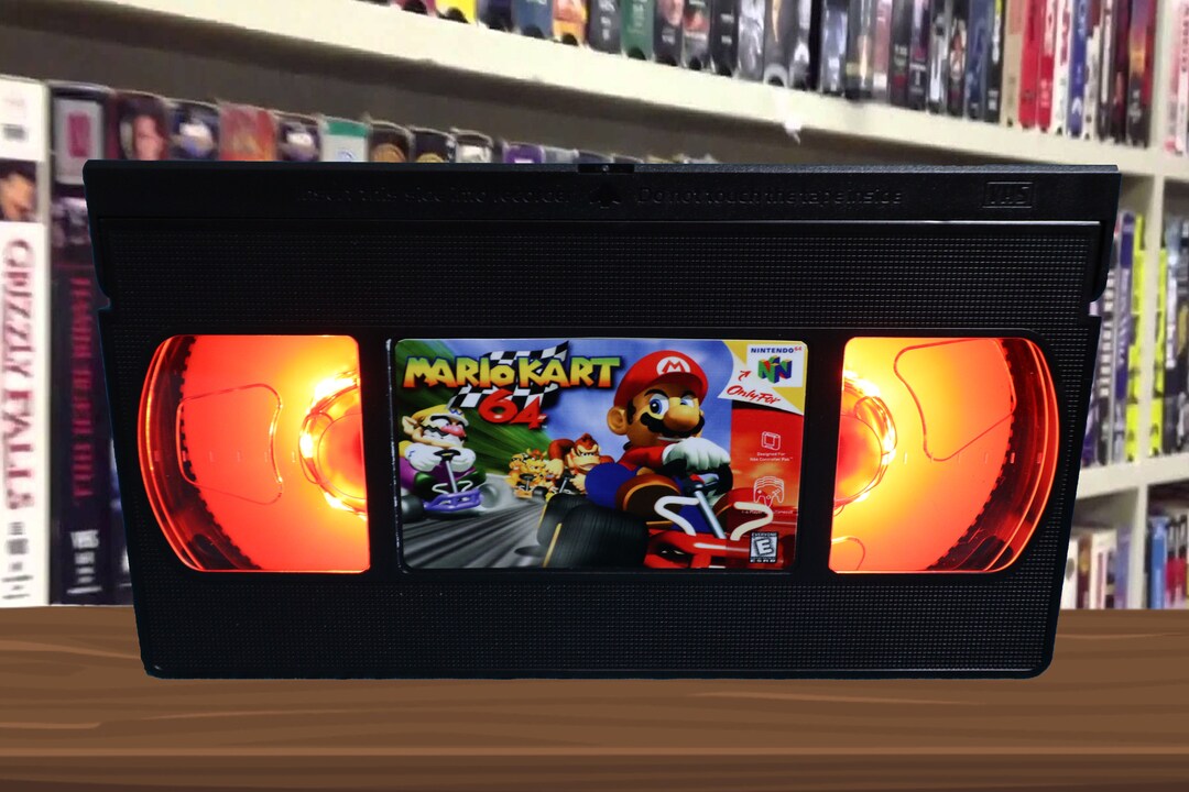Mario Kart 64 N64 VHS Lamp Remote - Etsy UK