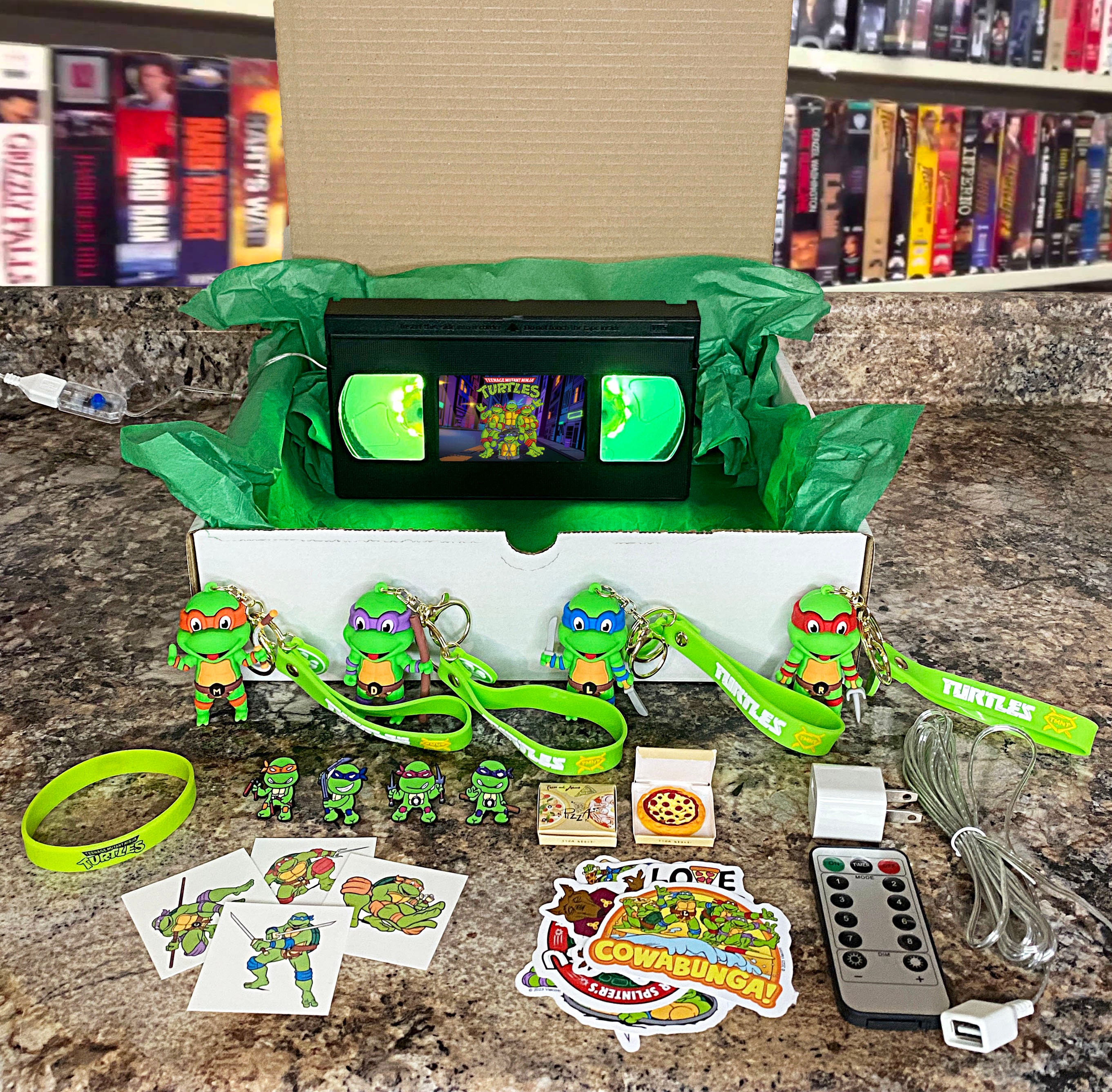 Teenage Mutant Ninja Turtles VHS Lamp Gift Box Bundle TMNT - Etsy UK