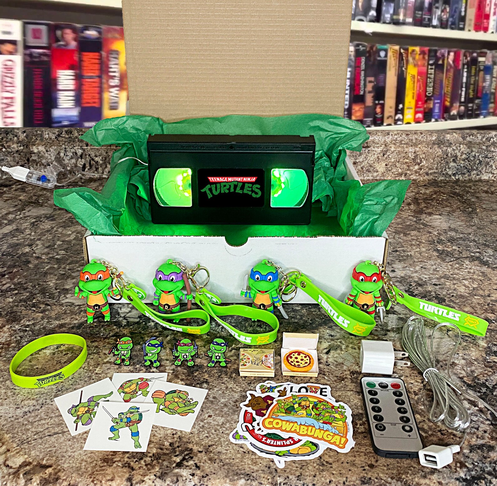 Teenage Mutant Ninja Turtles VHS Lamp Gift Box Bundle TMNT - Etsy UK