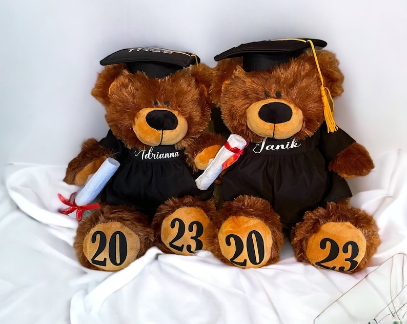 Personalized Graduation Bear Grad Bear 2024, Class of 2024 Gift Unique ...