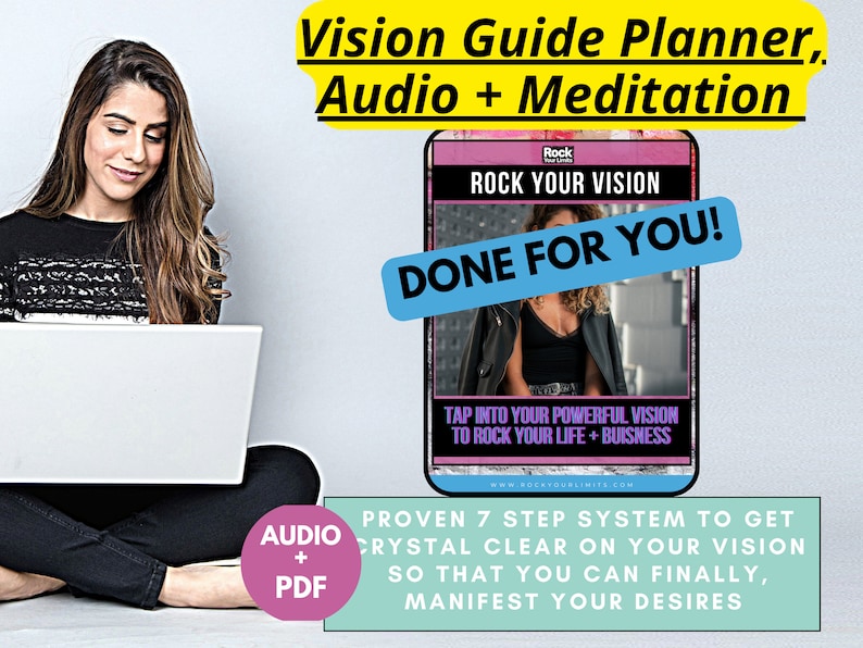 Vision Guide A printable PDF workbook for defining your business vision ...