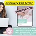 Discovery Call Script Planner for Service Providers Done for You With Workbook to Easily Enroll ...