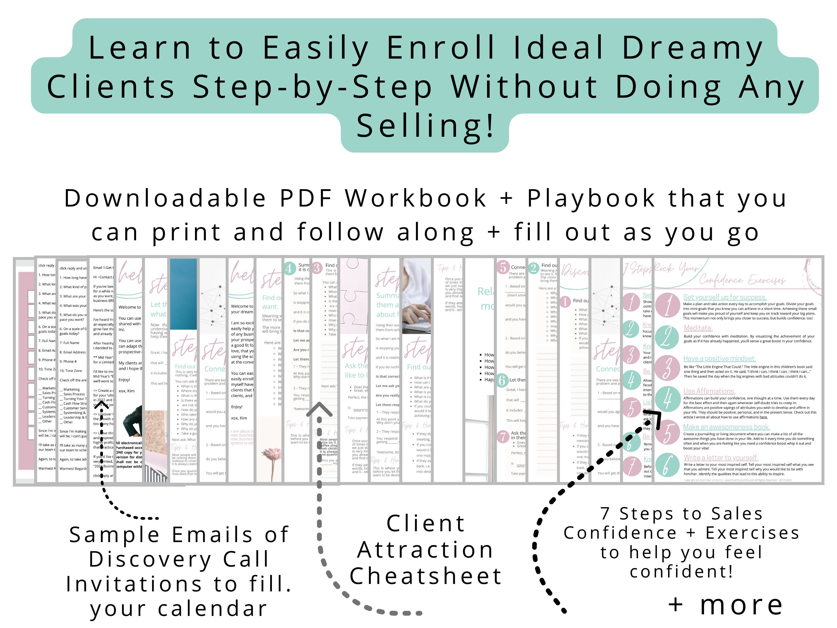 Discovery Call Script Planner for Service Providers Done for You With Workbook to Easily Enroll ...