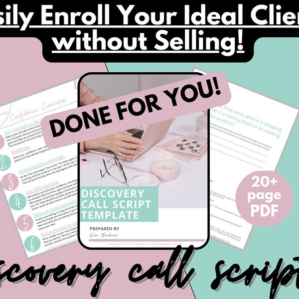 Discovery Call Template - Etsy
