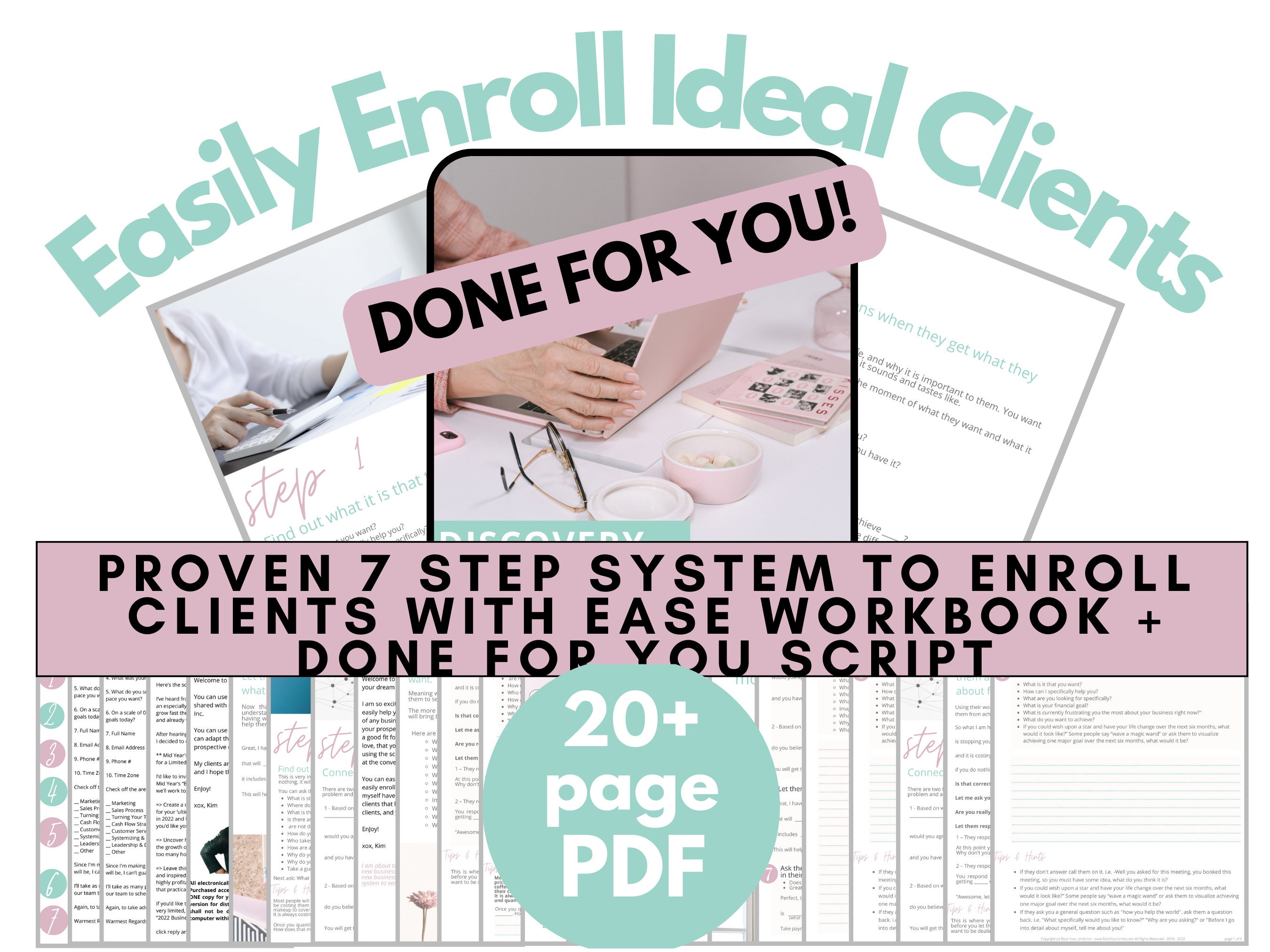 Discovery Call Script Planner for Service Providers Done for You With ...