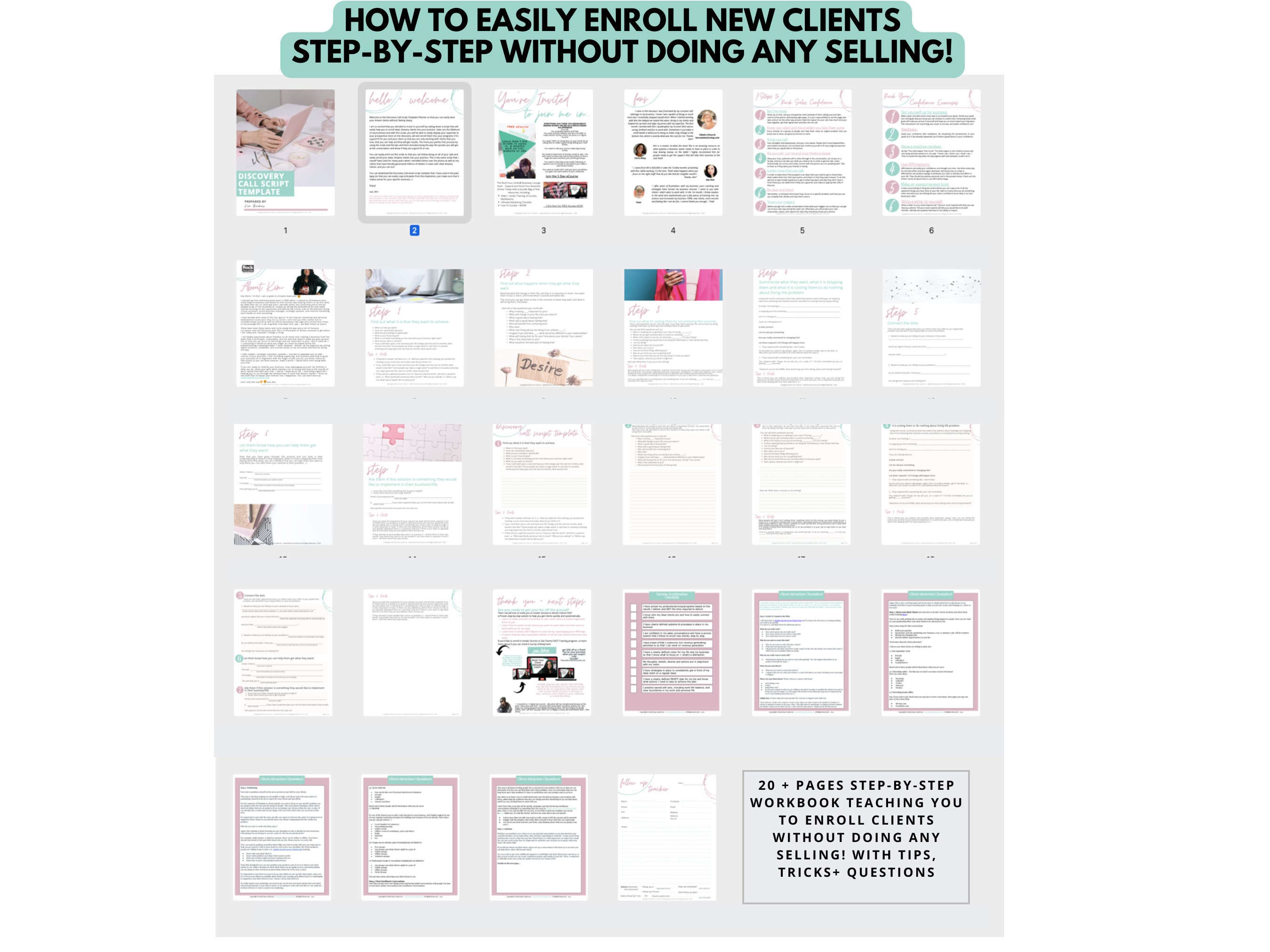 Discovery Call Script Planner for Service Providers Done for You With ...