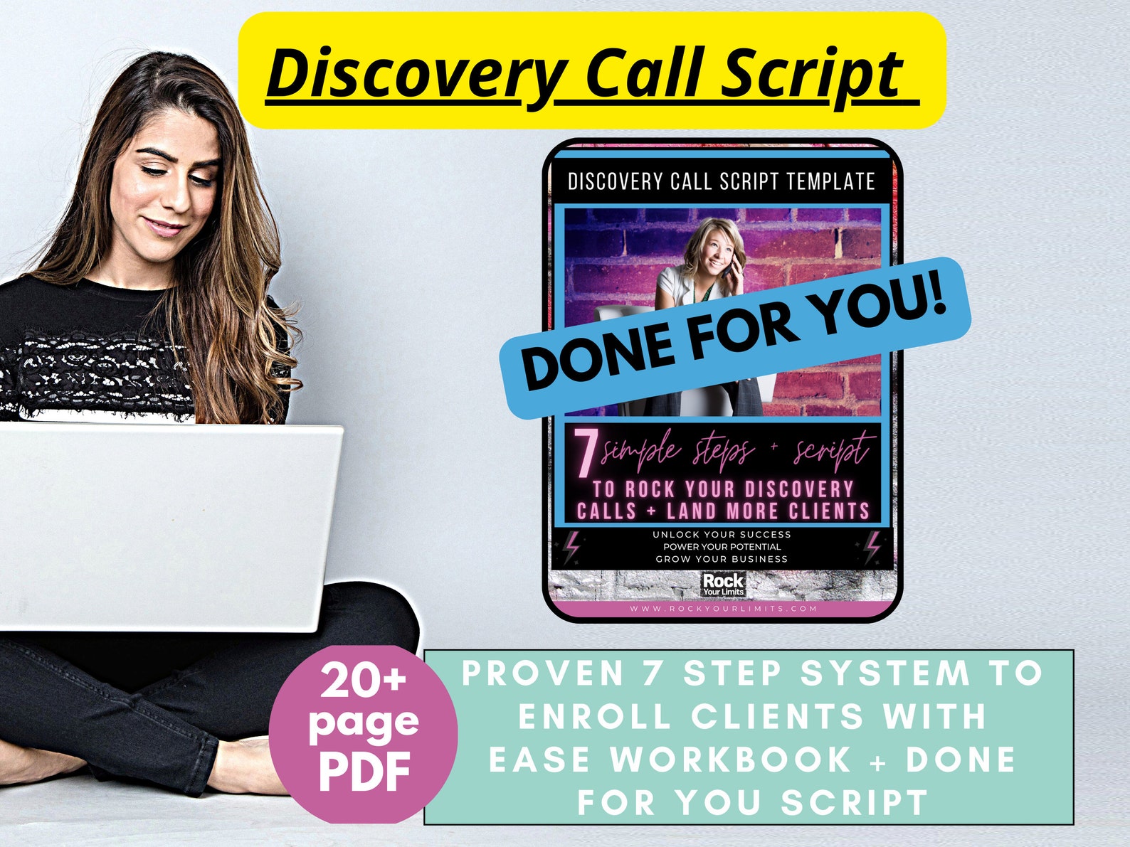 Discovery Call Script Planner for Service Providers Done for You With Workbook to Easily Enroll ...