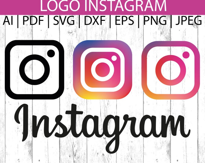 Instagram Svg Social Media File Svg Cricut Engraving Screen Print ...
