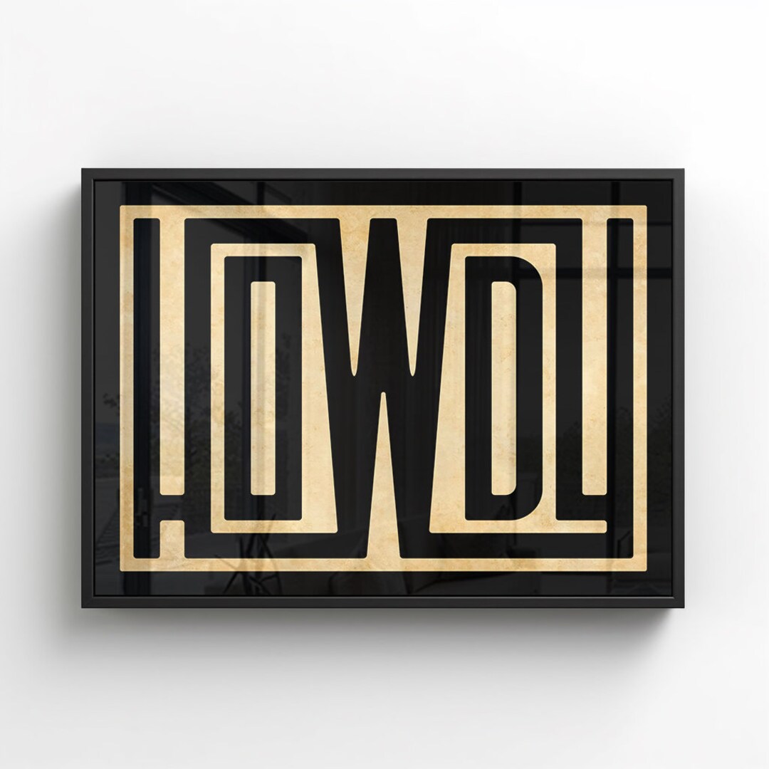 Western Decor, Southwestern Wall Art, Howdy Typography Art Print ...