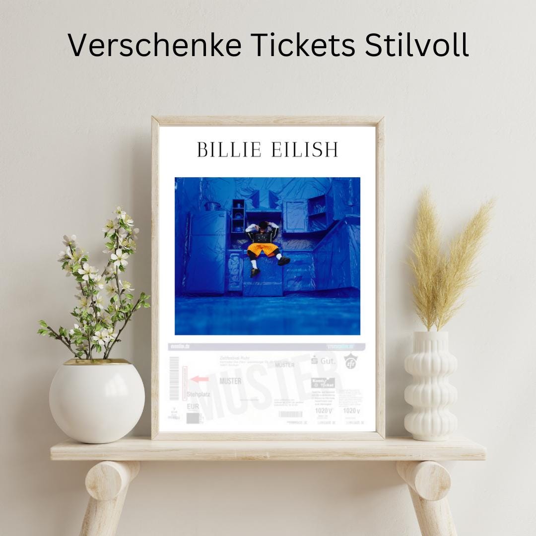 Hit Me Hard and Soft Billie Eilish Posters A4 / Music Cover Wallart Billie Eilish Poster Fan ...