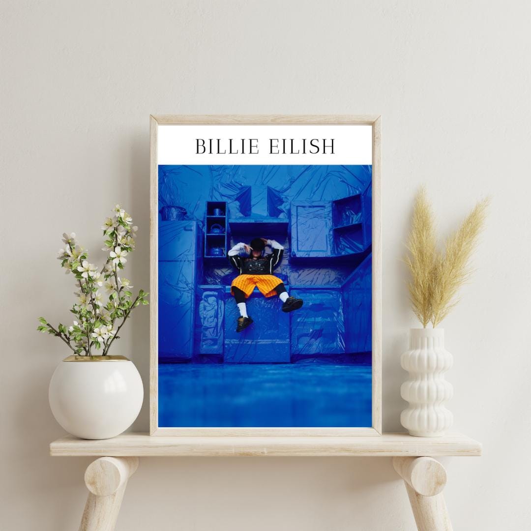 Hit Me Hard and Soft Billie Eilish | Posters | A4 / Music Cover Wallart | Billie Eilish Poster ...