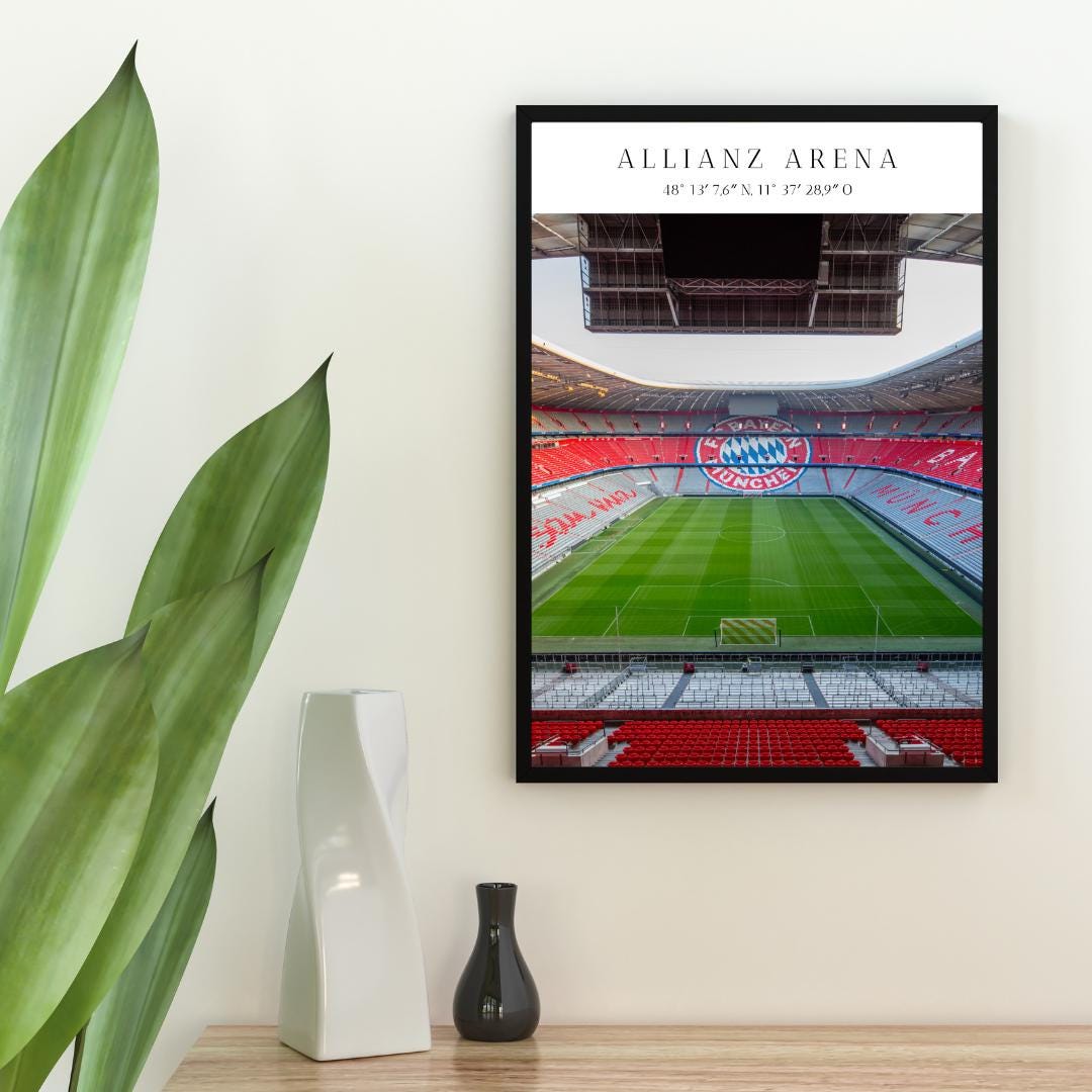 Allianz Arena High-quality Wall Decoration for Football Fans Germany ...
