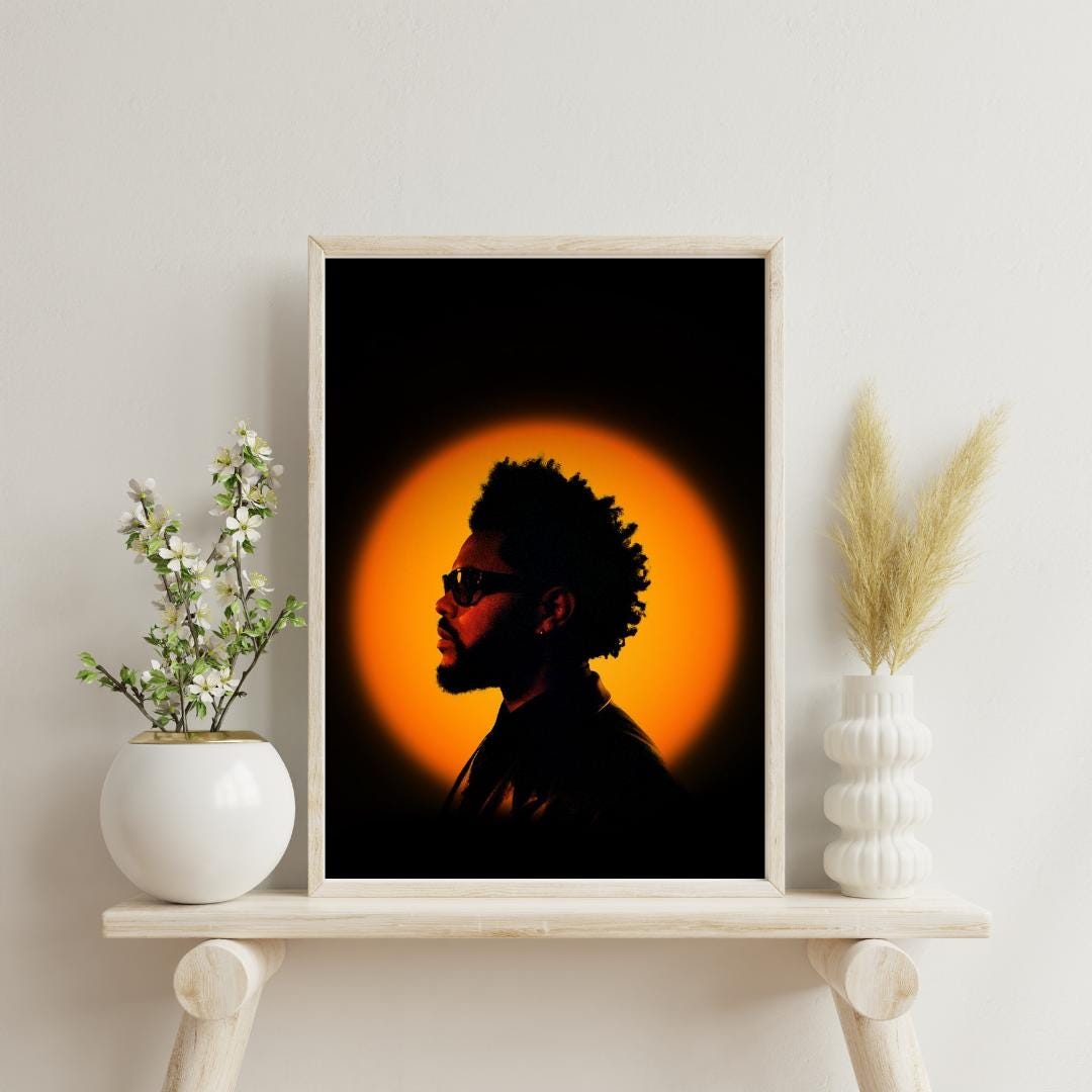 The Weeknd Cover the Weeknd Posters A4 / Music Cover Wallart the Weeknd ...