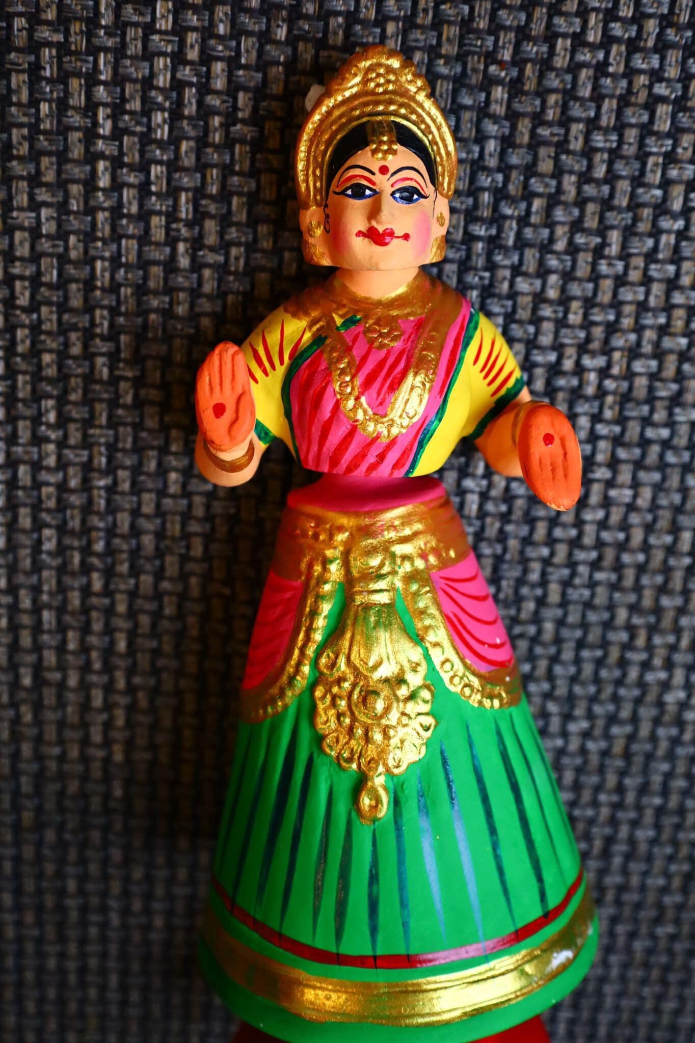 Indian Dancing Doll | Kondapalli Buttabomma 13 Inch Tall | Home Decor ...