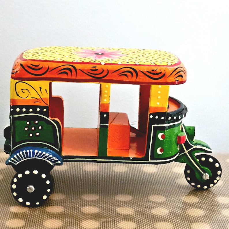 Indian Tuk Tuk | Colorful Auto Rickshaw. | Home Decor | Indian Souvenir ...