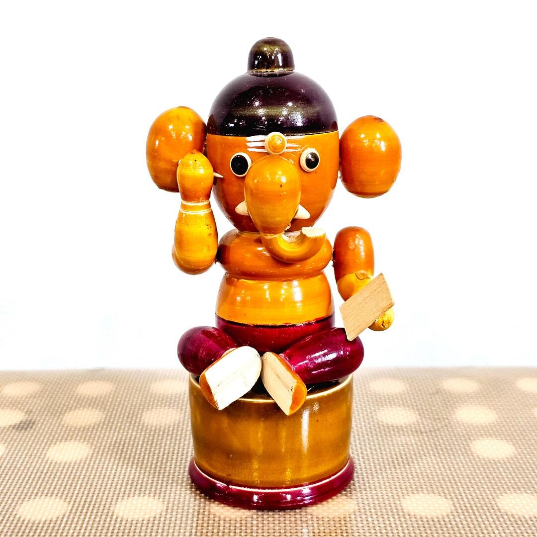 Cute Vidya Ganapati Doll | Kondapalli | Home Decor | House Warming - Etsy