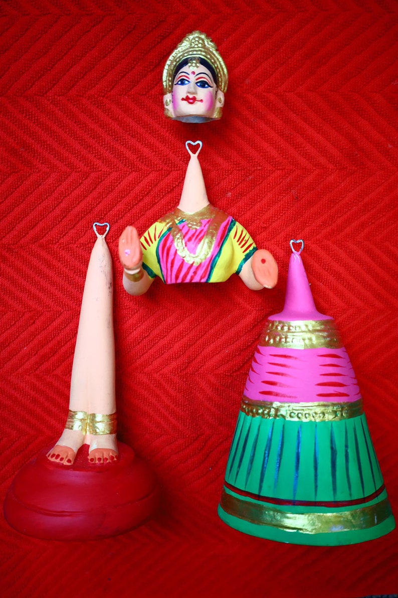 Indian Dancing Doll | Kondapalli Buttabomma 13 Inch Tall | Home Decor ...