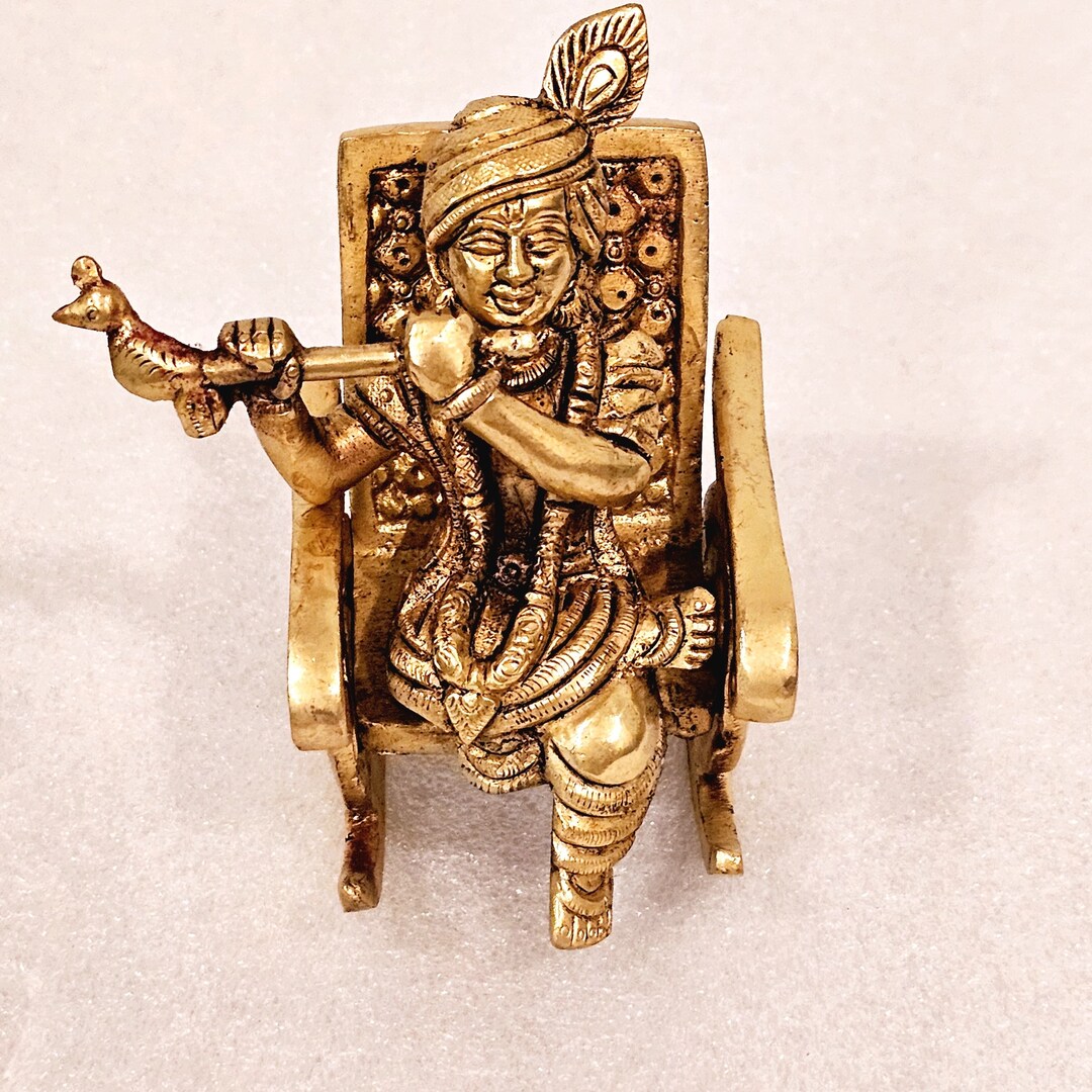 Swinging Lord Shri Krishna on a Rocking Chair. - Etsy