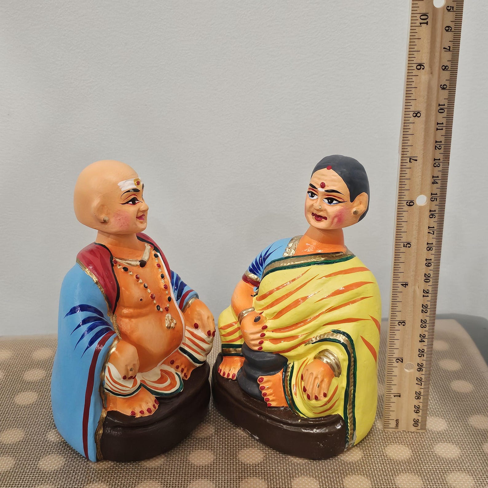 Taata Bamma Couple Head Nodding/ Bobble Head Toys - Budda Buddi Pair ...