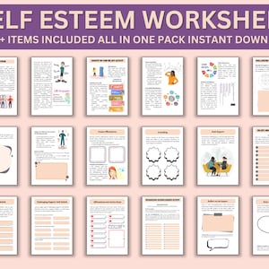 Teen Therapy Mega Worksheet Bundle, Therapy Workbook, Therapist Journal ...