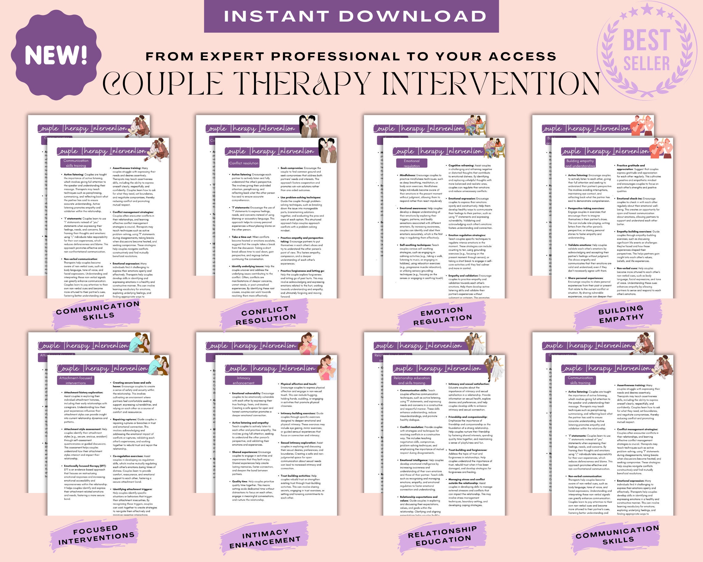 Couples Therapy Intervention, Couples Therapy Questions, Marriage ...