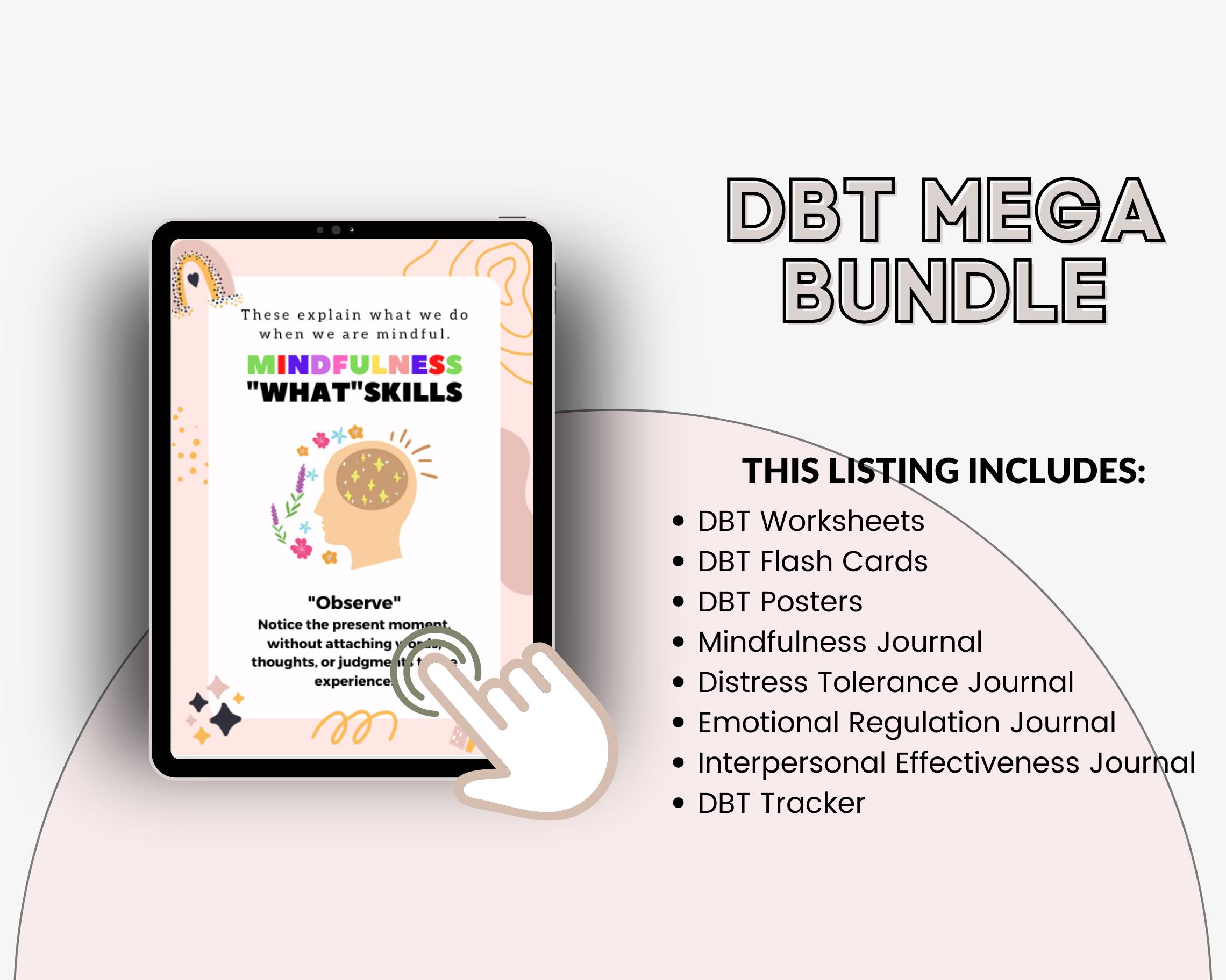 DBT MEGA BUNDLE, Dbt Skills, Dbt Workbook, Therapy Worksheet ...