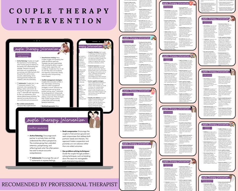 Couples Therapy Intervention, Couples Therapy Questions, Marriage ...