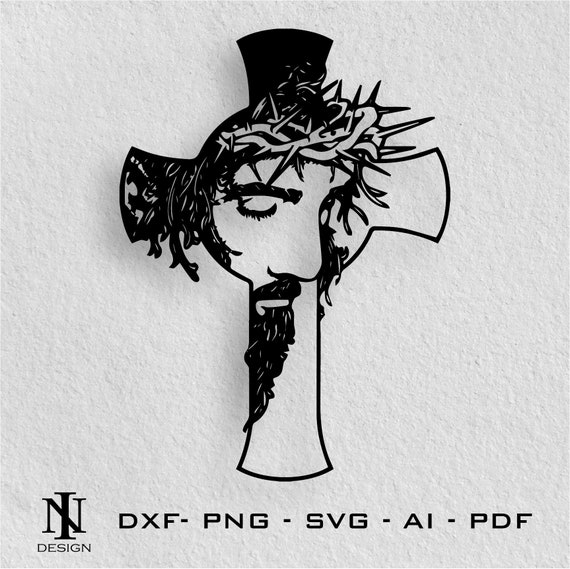 Jesus Cross SVG Cross Svg Jesus Svg Religious Svg - Etsy UK