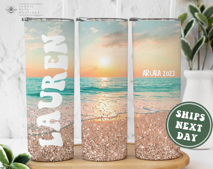 Custom Vacation Tumbler, Personalized Name Family Vacation Gift ...