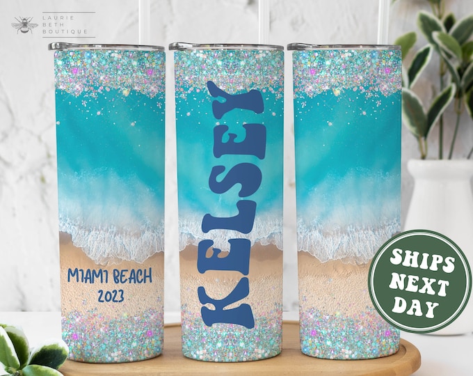 Custom Vacation Tumbler, Personalized Name Family Vacation Gift ...