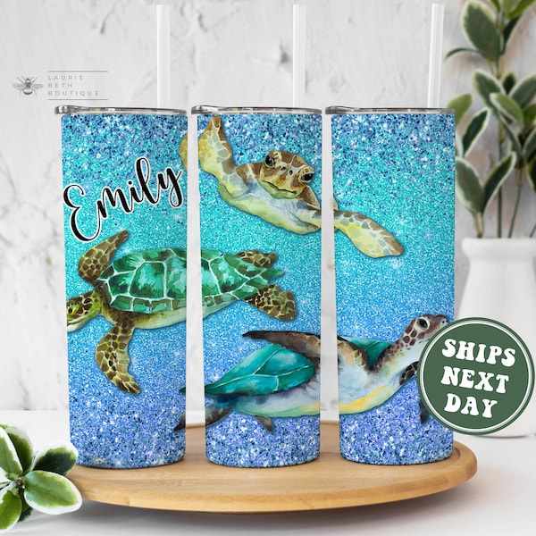 Glitter Turtle - Etsy
