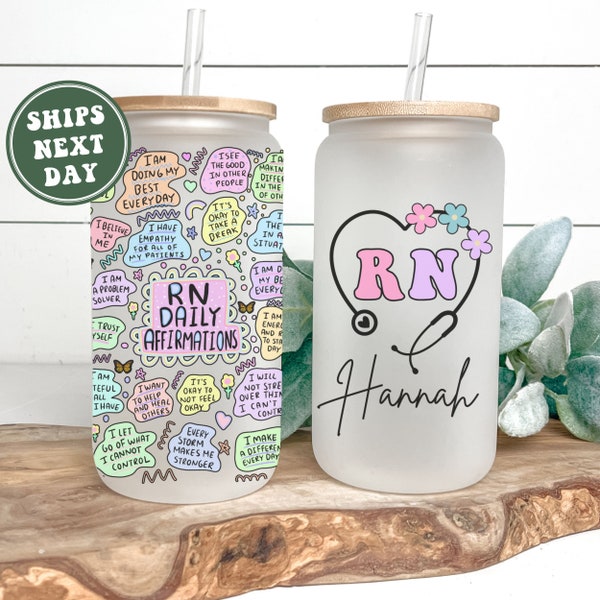 Personalized Registered Nurse Cups - Etsy