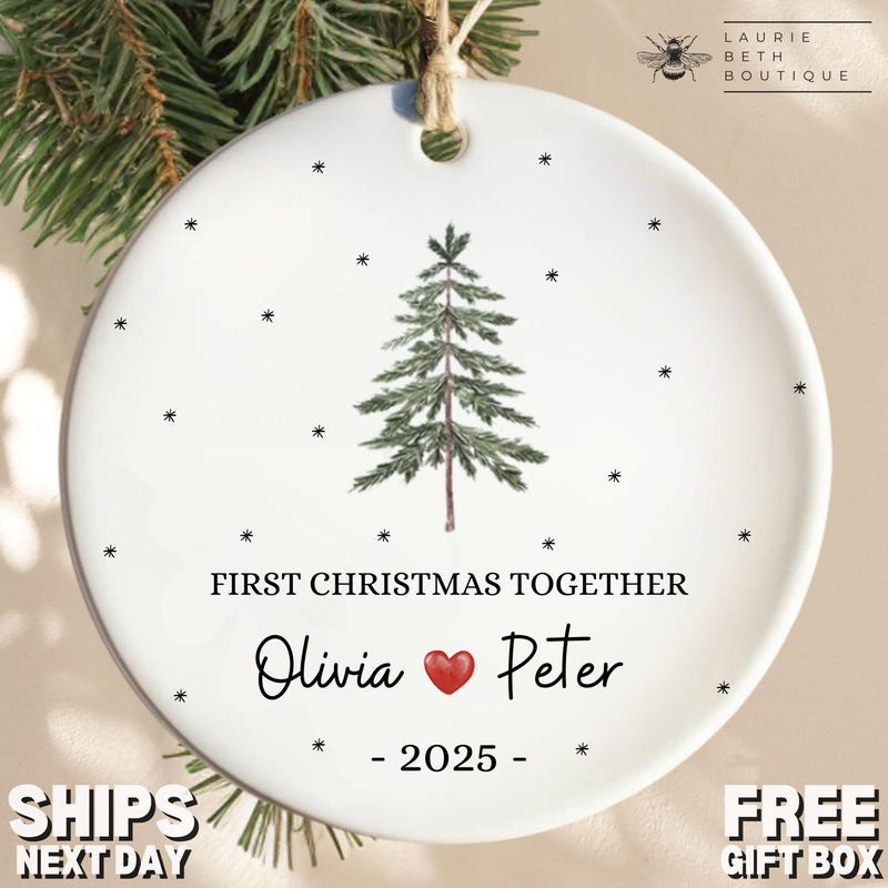 First Christmas Together Ornament - Etsy