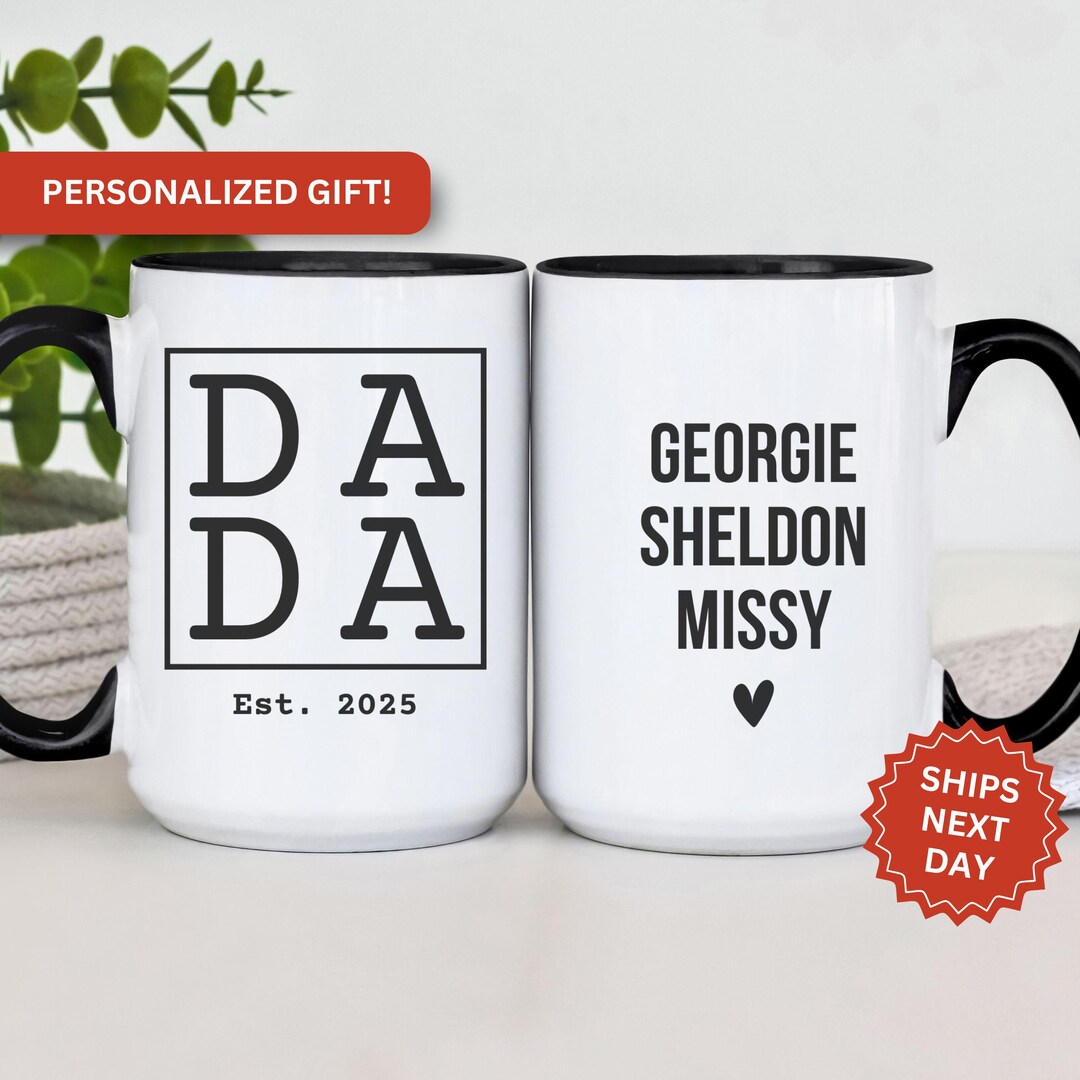 Personalized Dada Gift Mug, Custom Dada Mug Custom Coffee Cup for Dada ...