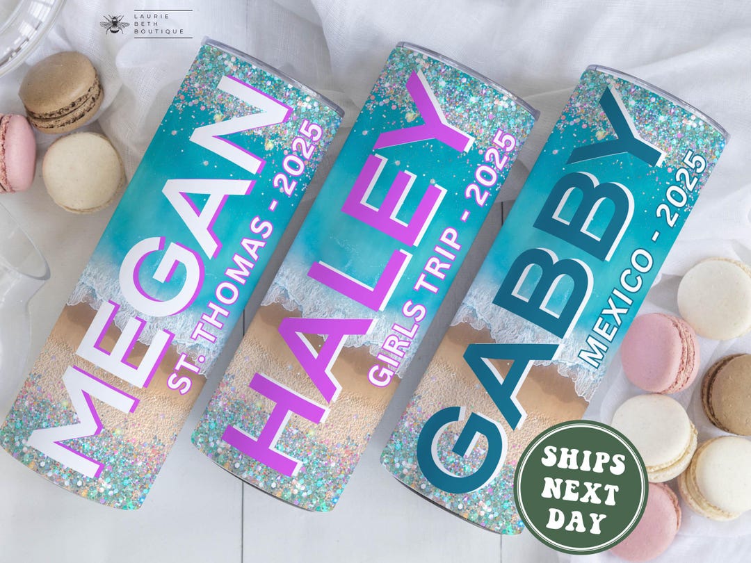 Custom Vacation Tumbler Personalized Family Vacation Gift Matching ...