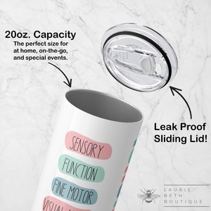 Personalized Occupational Therapist Tumbler, Custom Name Occupational ...