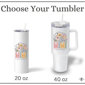 Custom Mimi Tumbler, Mimi Tumbler With Handle Gifts for Mimi for Mother ...