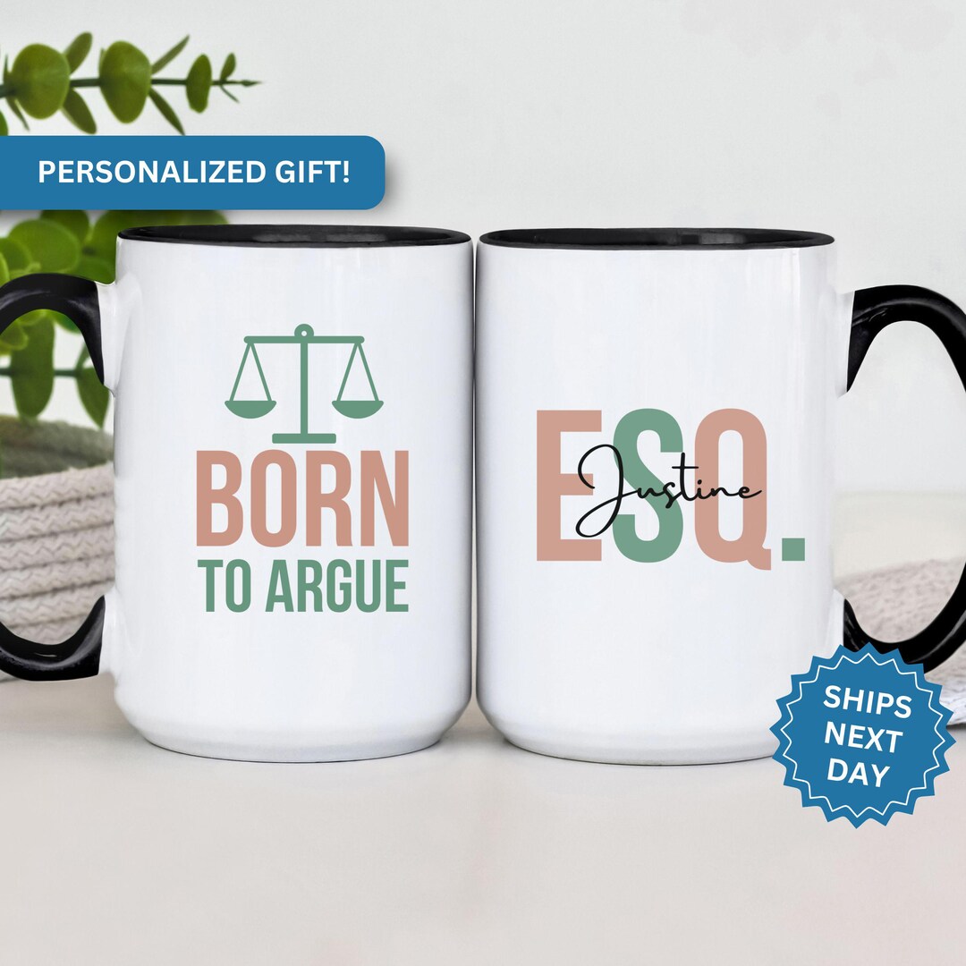 Custom Law Graduation Mug, Personalized Law School Graduation Mug Gift ...