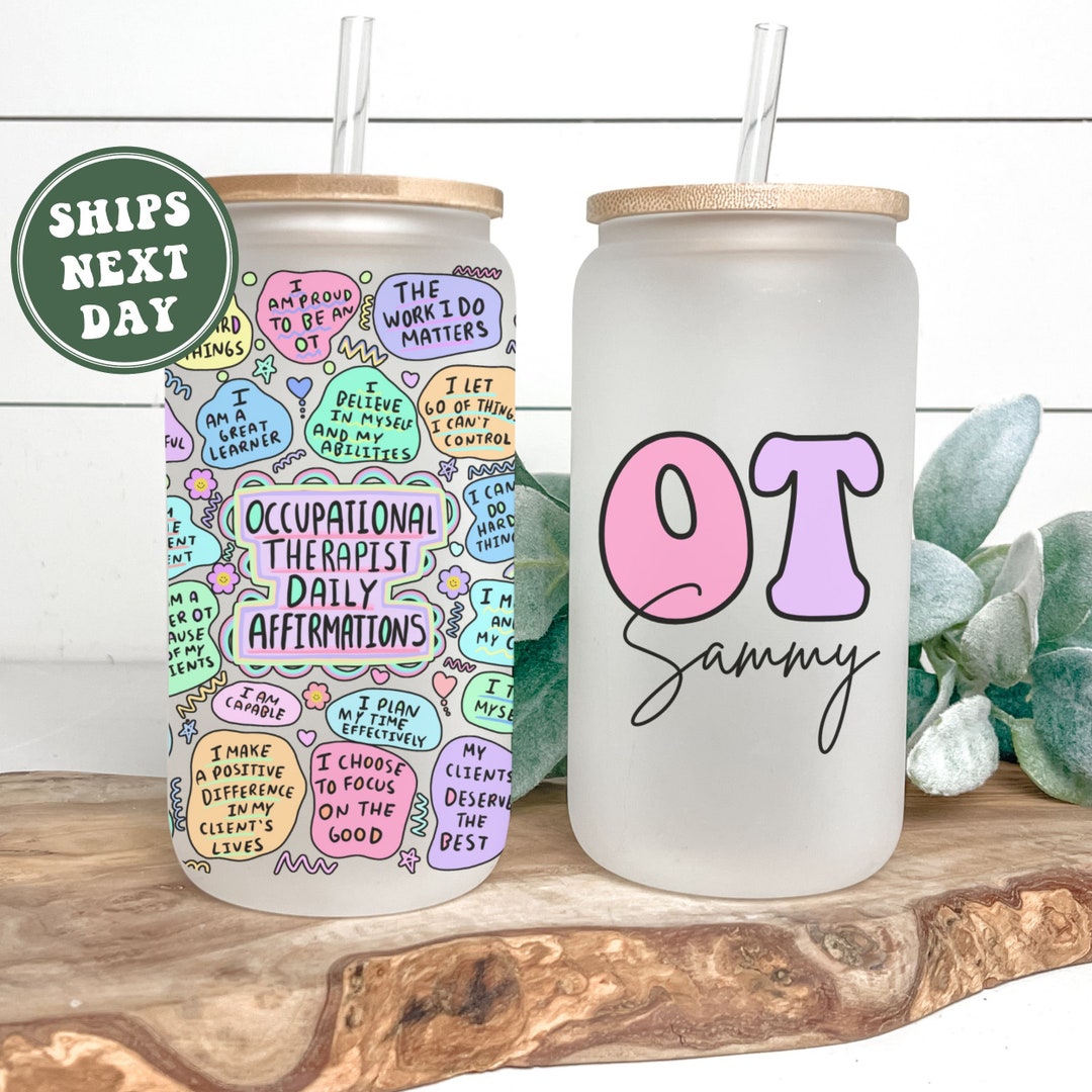 Personalized Occupational Therapist Tumbler, Custom OT Daily ...